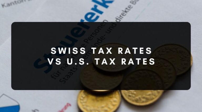 Swiss vs U.S. Tax Rates for Companies Compared