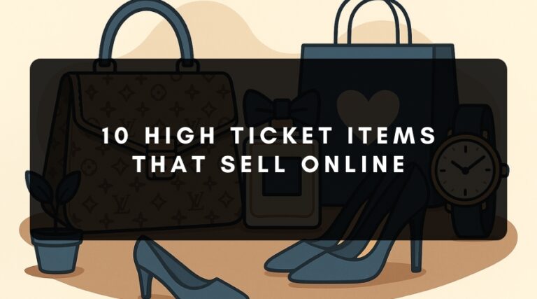 10 High Ticket E-Commerce Items to Sell Online